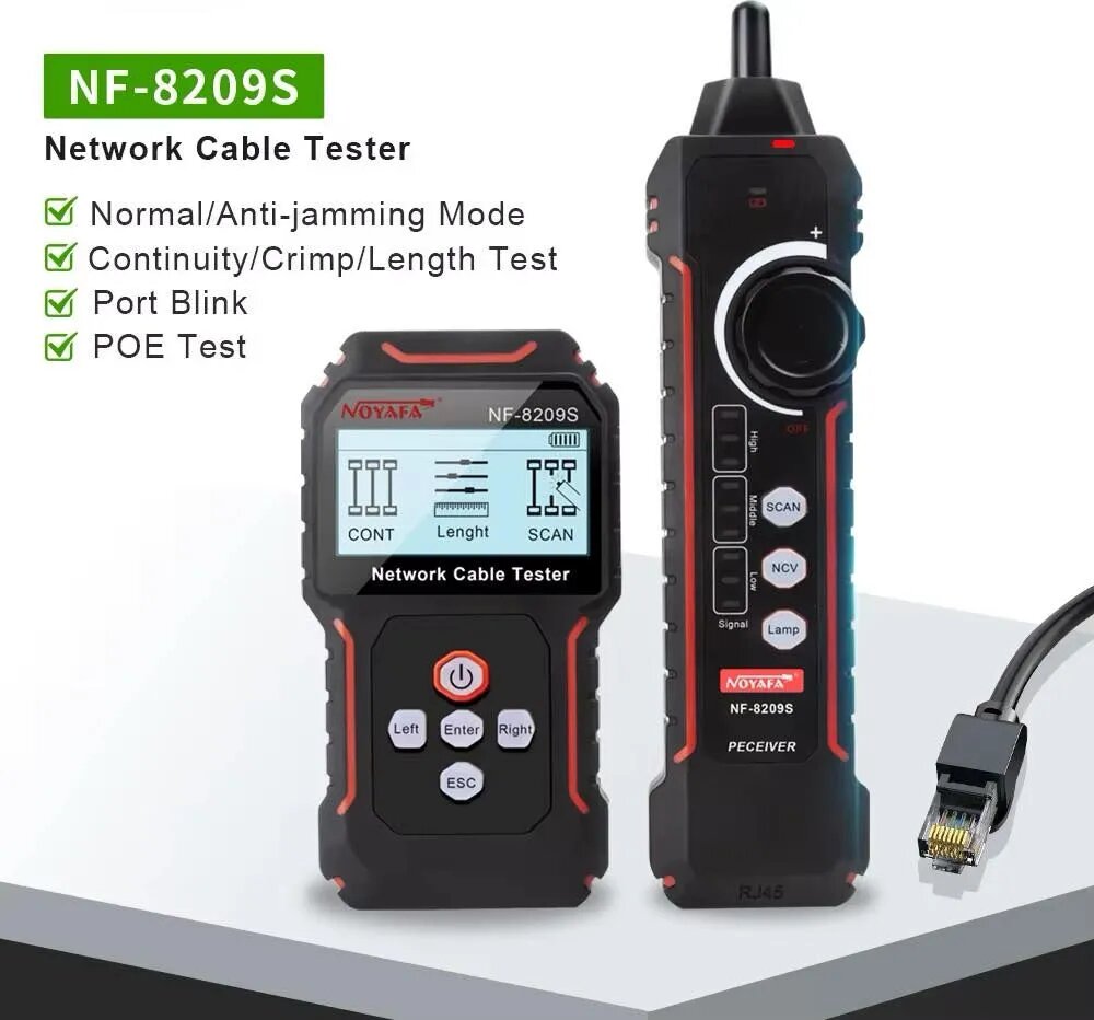 Кабельный трассоискатель Noyafa NF-8209S