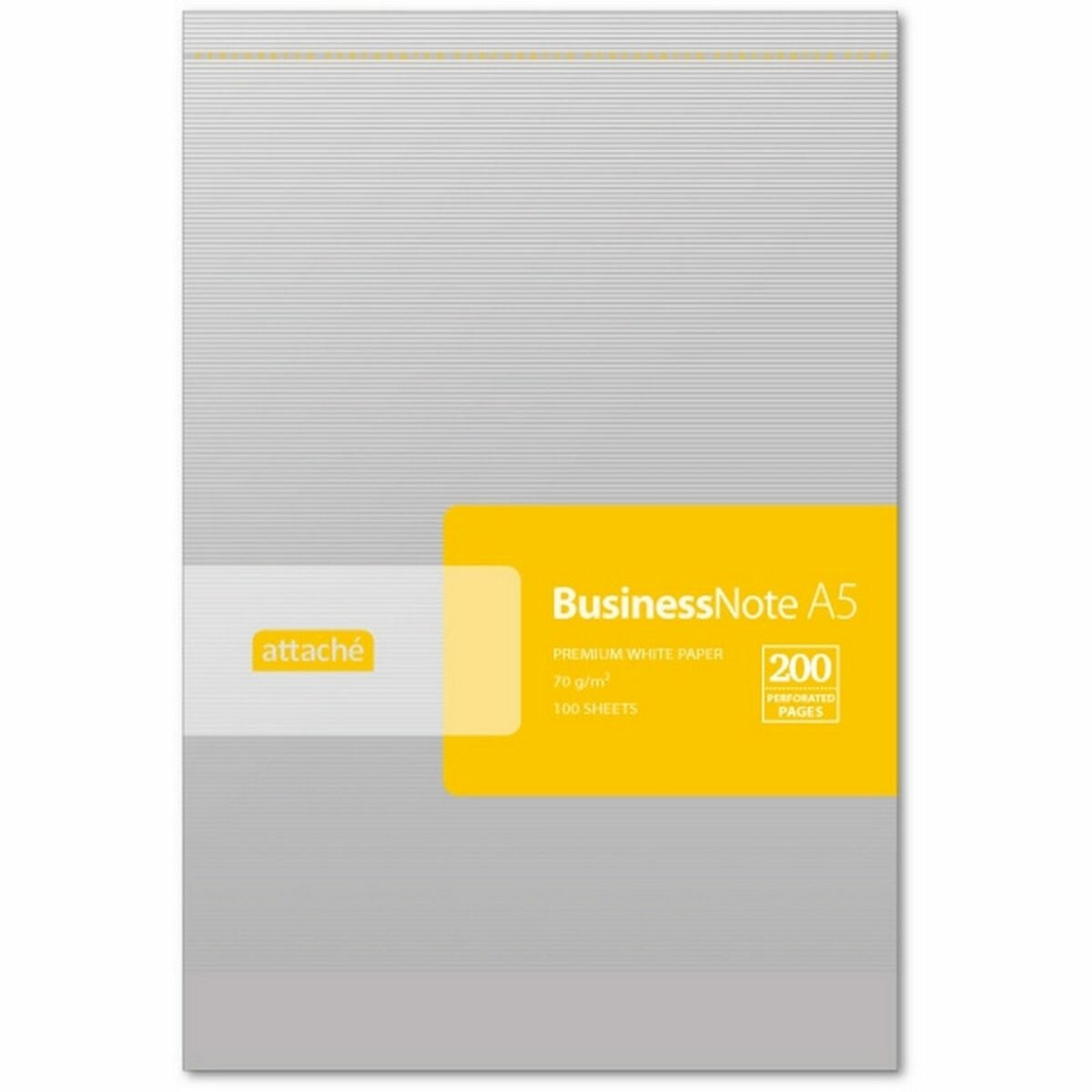 Блокнот 100л, А5 Attache, без разлиновки, на склейке, микроперфорация, 20шт.