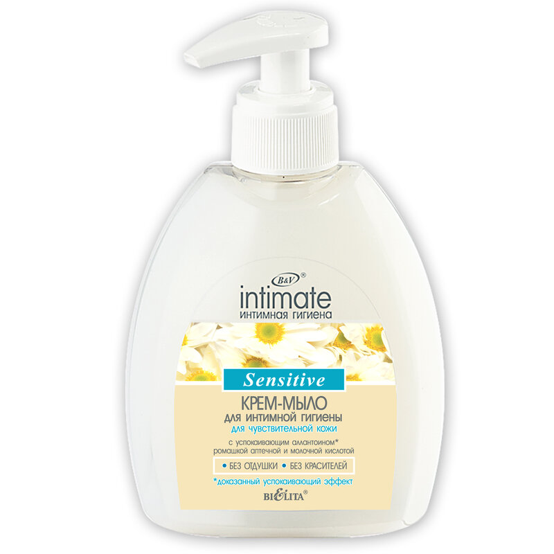 Белита крем-мыло для интимной гигиены для чувствительной кожи 300 мл
