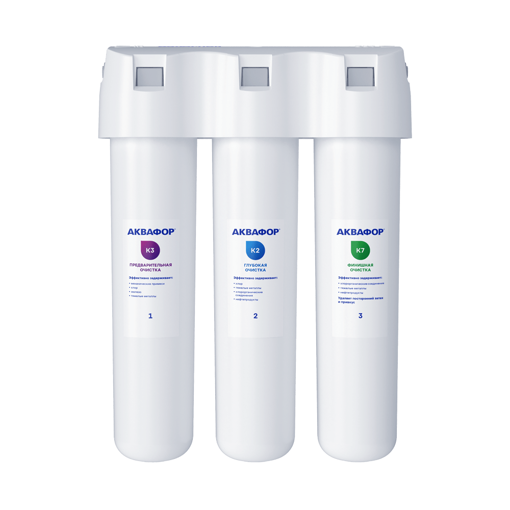 Проточный фильтр Аквафор Кристалл без крана