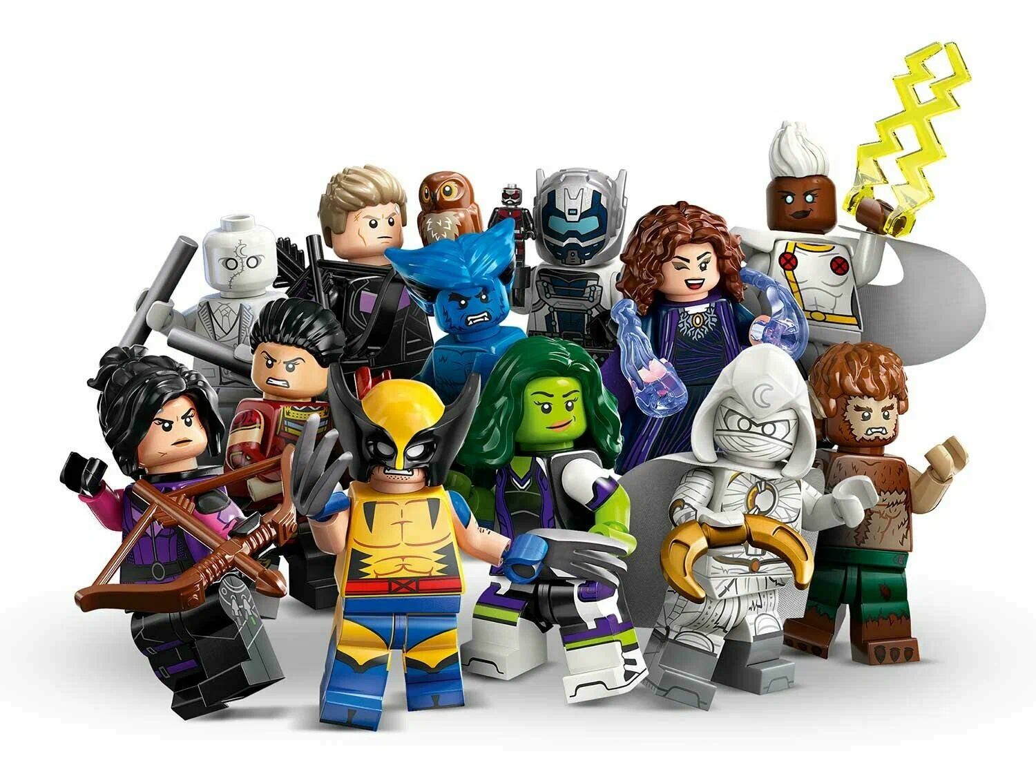 Конструктор LEGO 71039 Marvel Series 2 - полная коллекция из 12 минифигурок