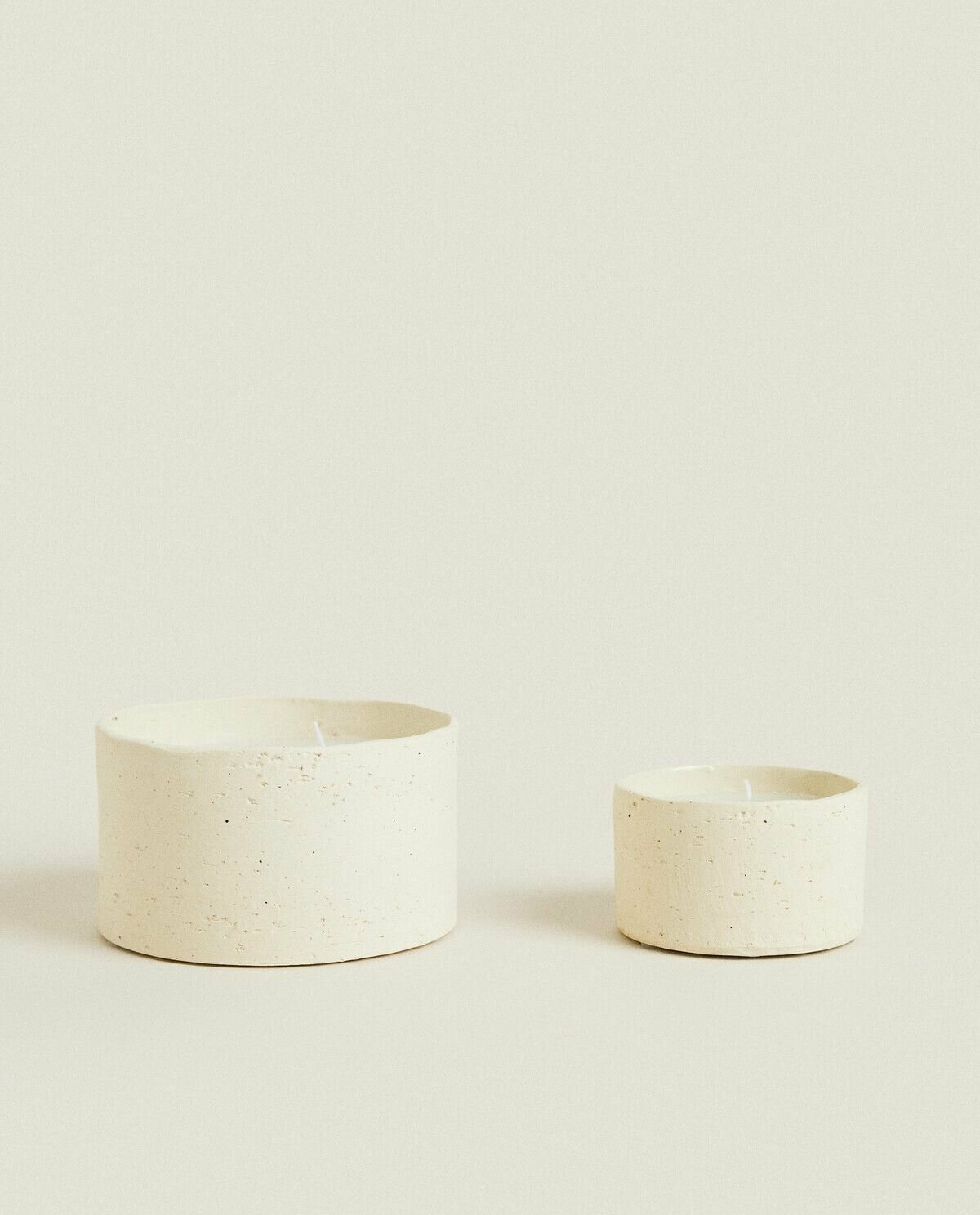 Керамическая Свеча Белый 14 x 8 x 14 cm, ZARA HOME, 6361/065
