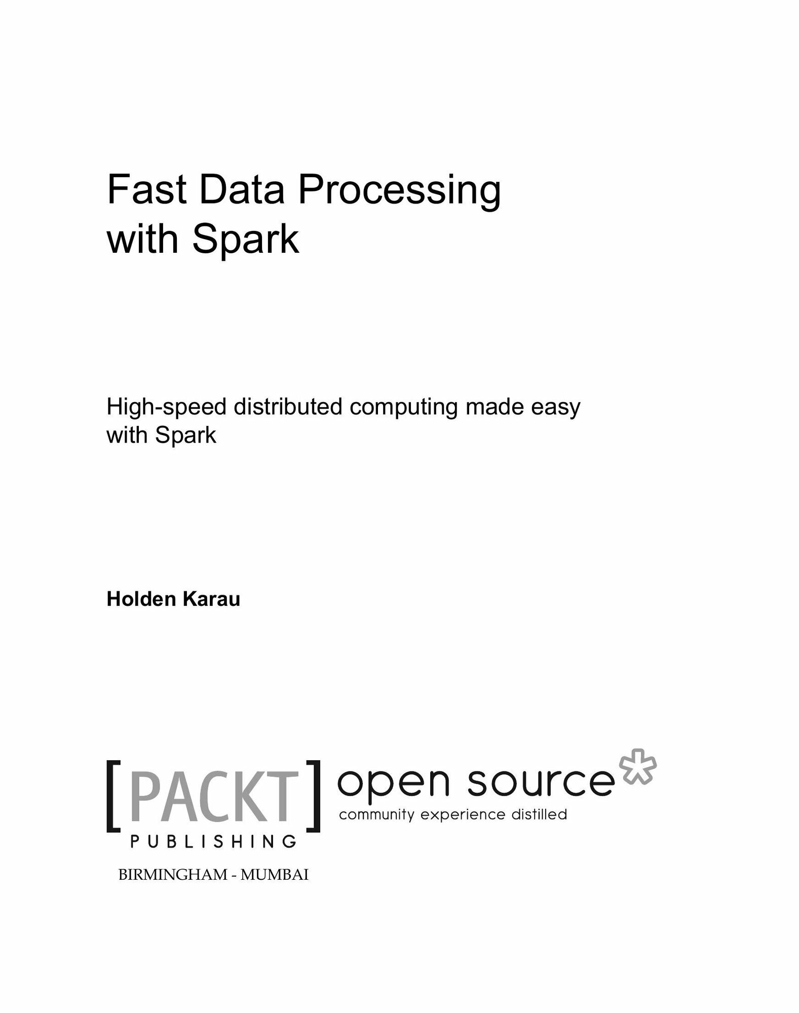 Fastdata Processing with Spark — фото 1