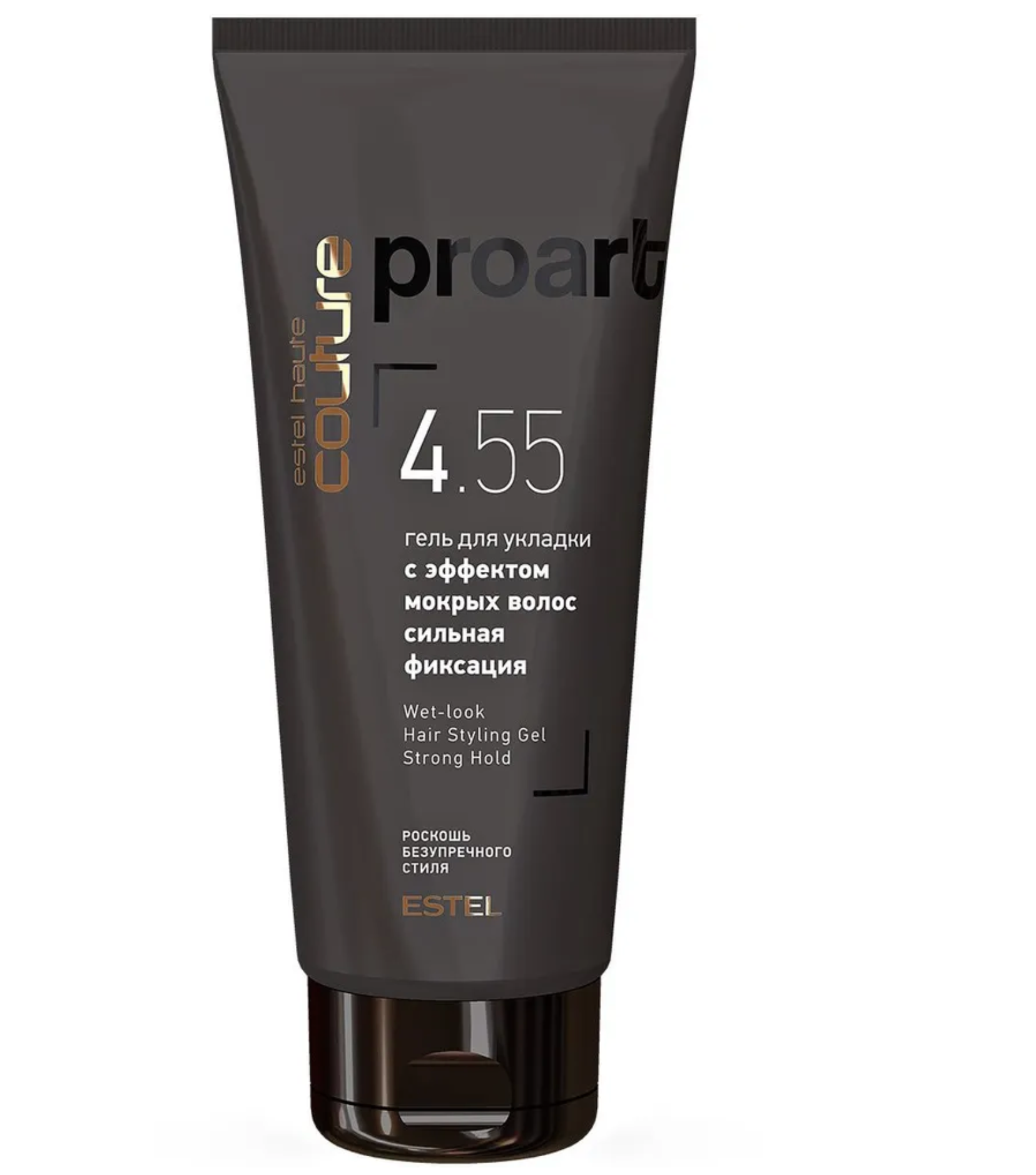 Гель для волос ESTEL Haute Couture PROART 4.55 HAUTE PROART, сильная фиксация, эффект мокрых волос , 200 ml