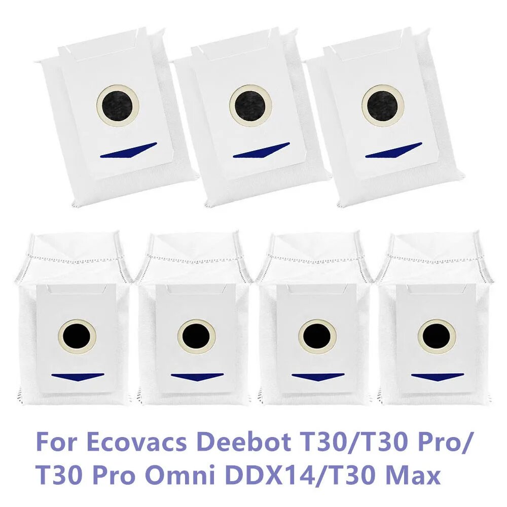 7 мешков для пыли Ecovacs Deebot T30/T30 Pro/T30 Pro Omni DDX14/T30 Max