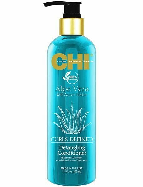CHI Aloe Vera Detangling Conditioner - Кондиционер для облегчения расчесывания волос 340 мл
