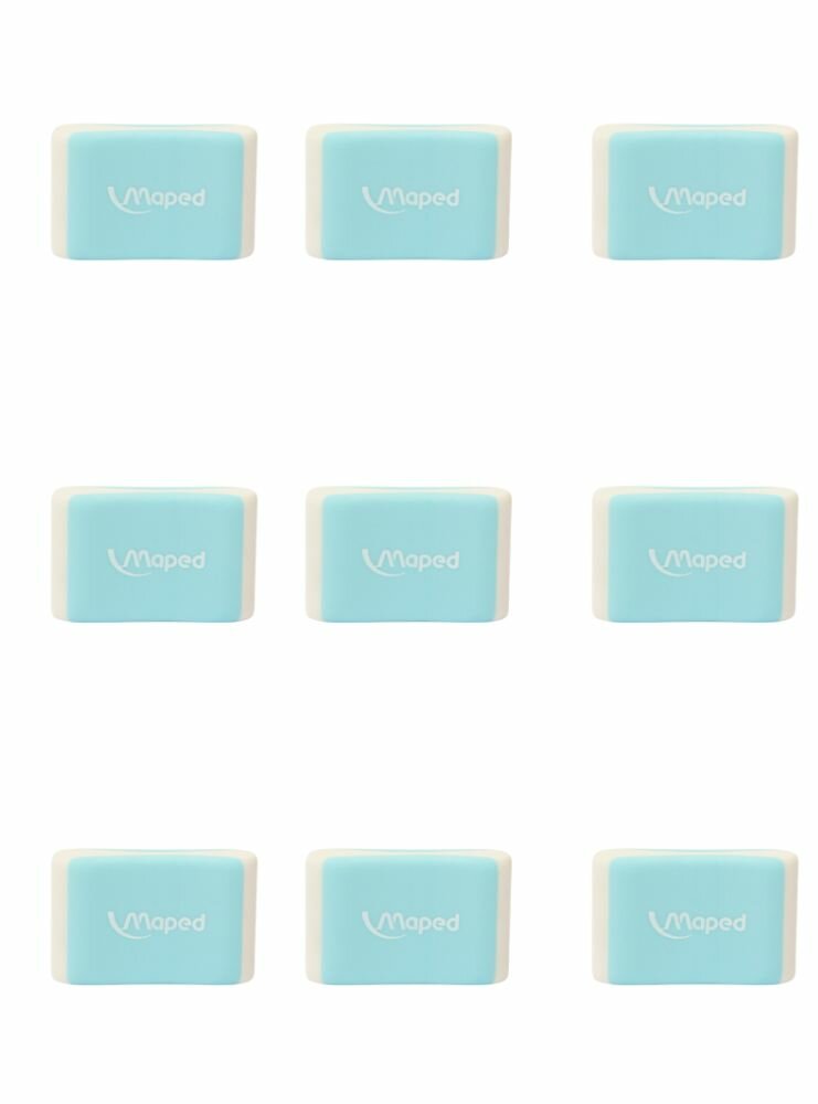 Maped Ластик Essentials Soft, 9 шт