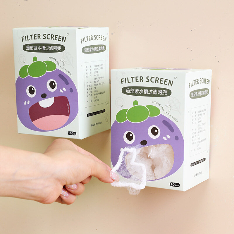 Сетка для фильтра кухонной раковины, универсальная для раковины, сливной трубы, мойки посуды, напольного сливного отверстия, мусорного сливного отверстия, одноразовая