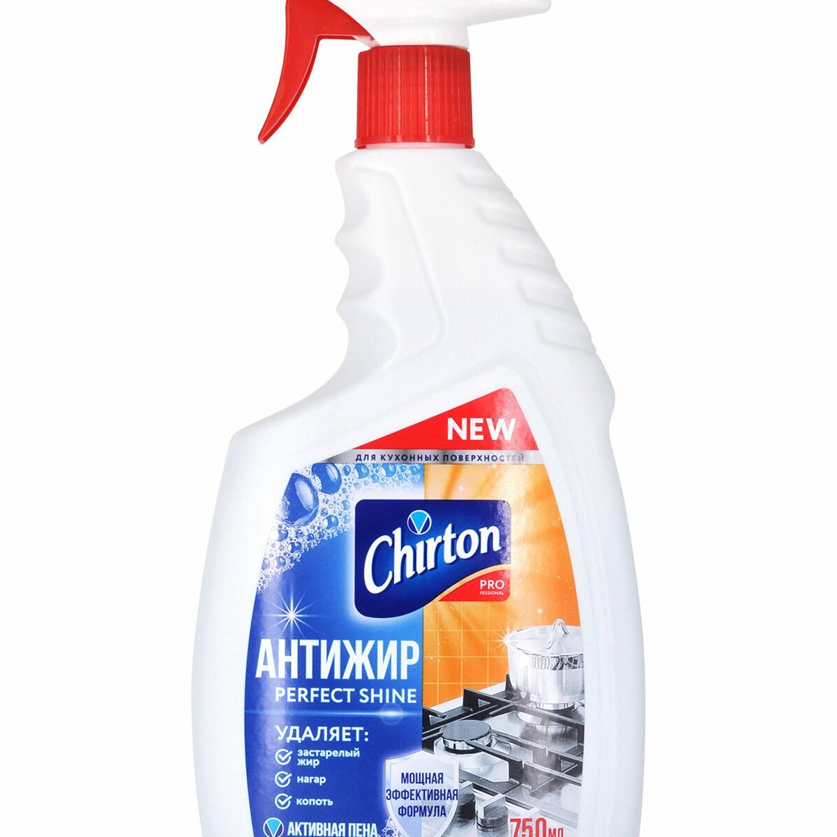 Чистящее средство для кухни Chirton "Антижир", 750мл (4670013305292), 12шт.