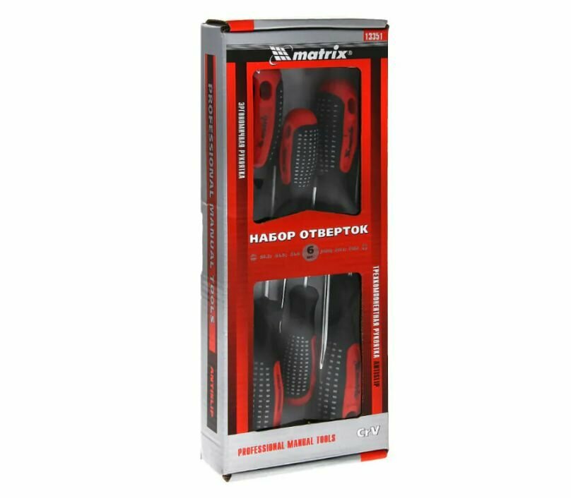 Набор отверток Matrix Fusion 6шт 13351