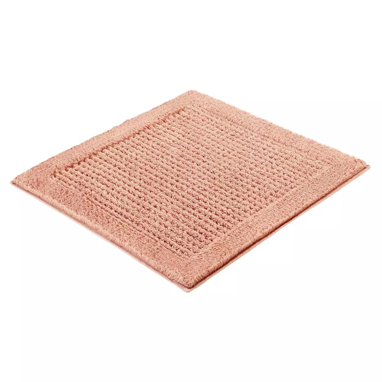Коврик для ванной комнаты Kleine Wolke Net Papaya, хлопок, 60x60см