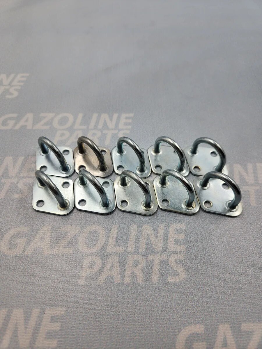 Скоба бортовая СК-01 для ГАЗели, для тента, серебристые, комплект 10 шт