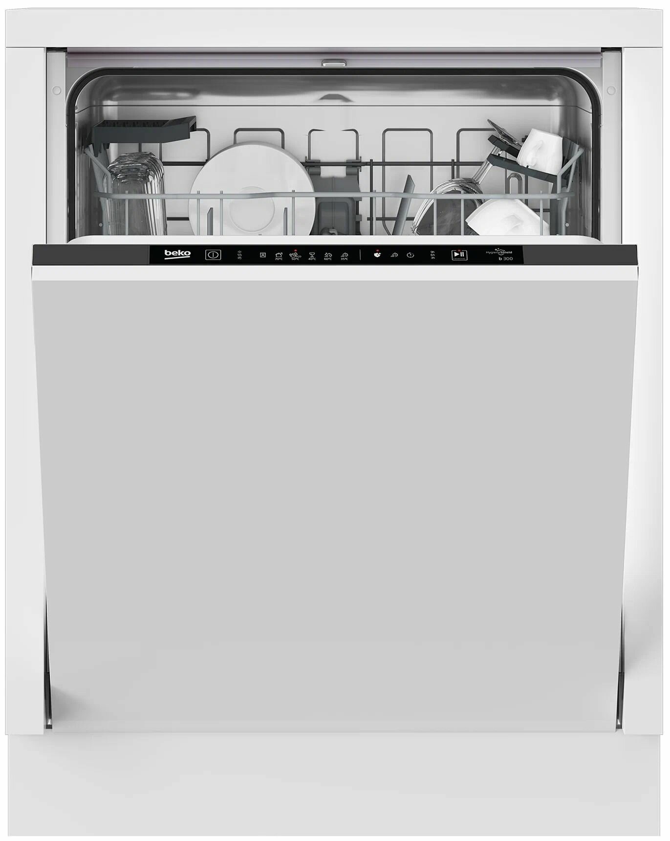 Посудомоечная машина встраиваемая 60 см Beko BDIN16420, сенсорное управление, A+, A