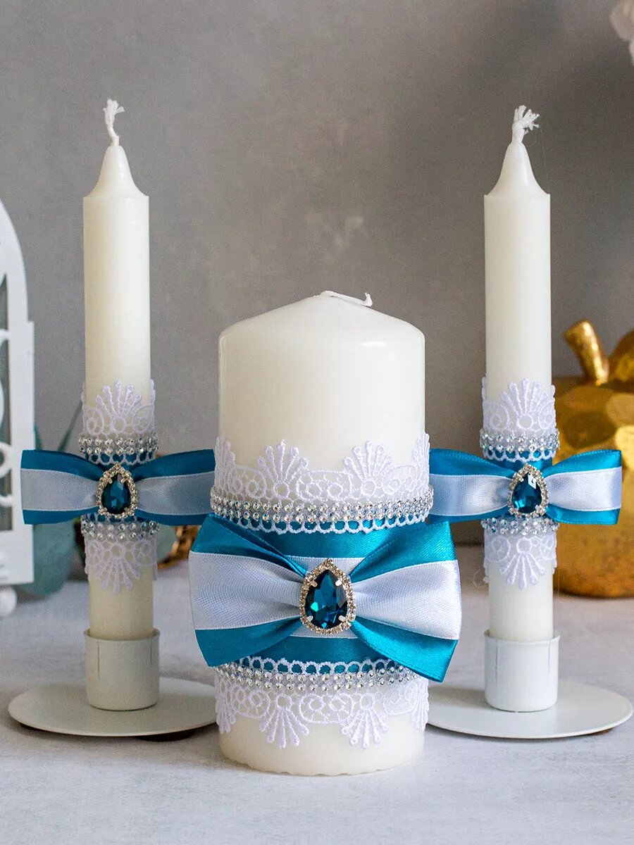 Семейный очаг на свадьбу свечи свадебные для молодоженов домашний очаг, набор 3 свечи