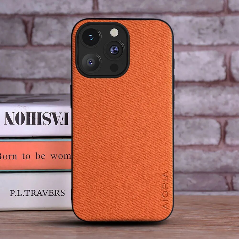 Чехол для iPhone 15, 16, 14, 13, 12, 11 Pro Max 16e Mini Coque, Оранжевый, Orange, for iPhone 16 Pro