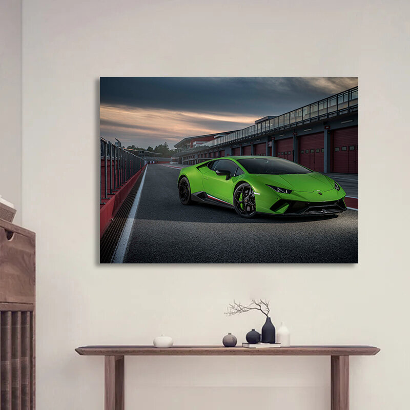 Автомобиль / картина LAMBORGHINI / в интерьер мужчине, 60х80 см,