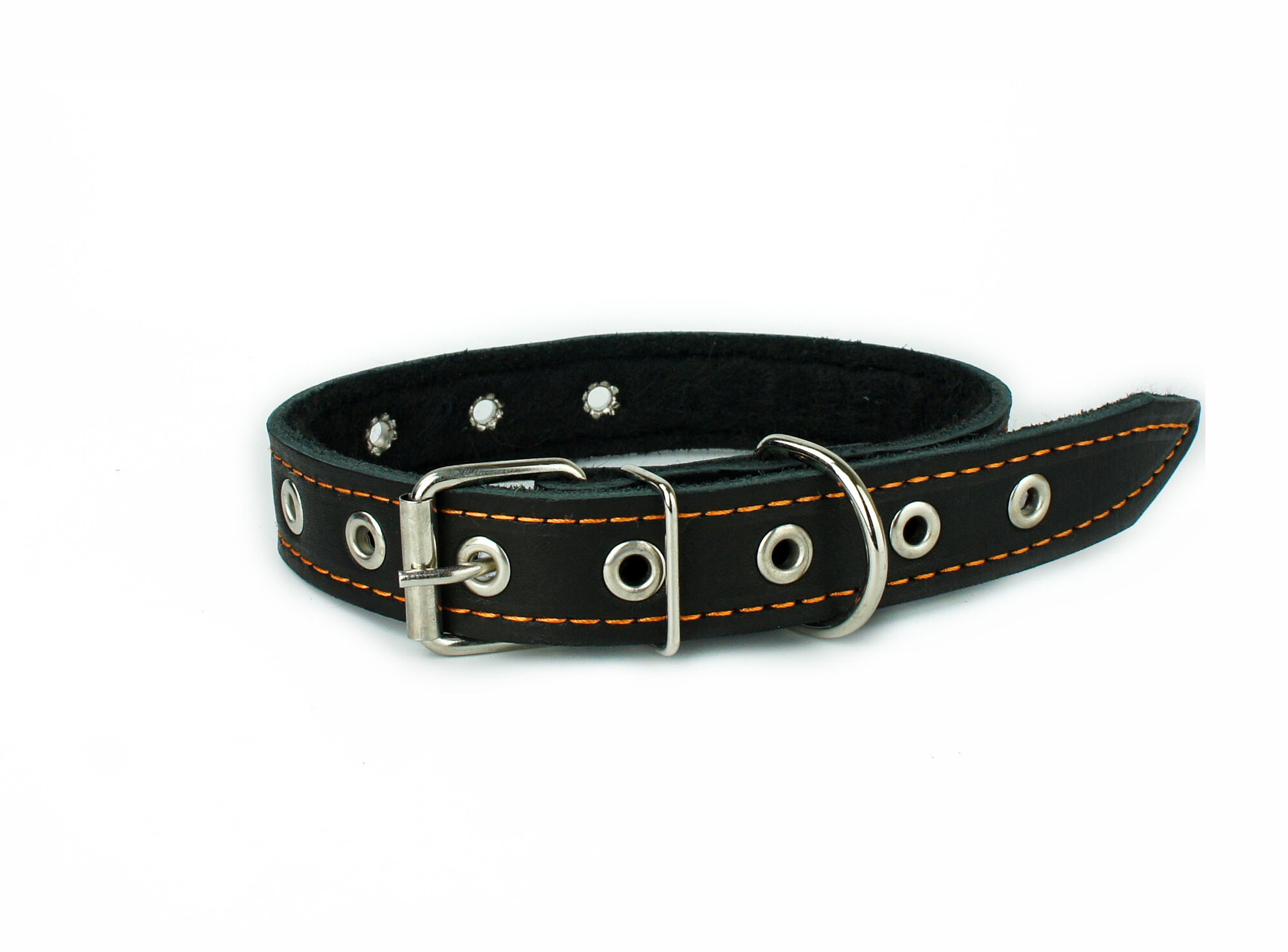 Ошейник Зоотехнология-М №20 кожаный для собак (2,0 х 46 см)