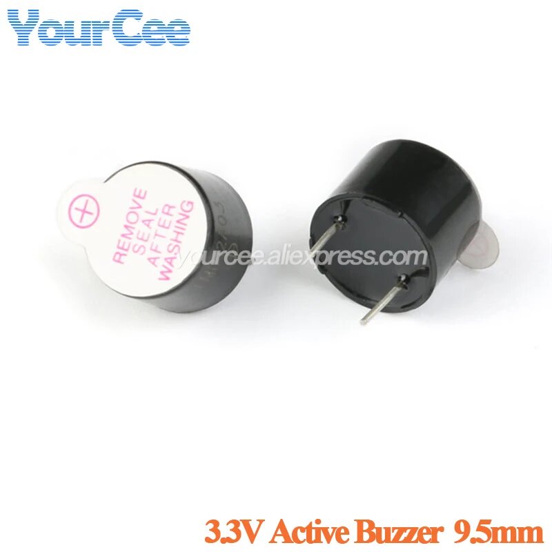 Активный зуммер TMB12A05 5В 3.3В Your Cee 3.3V 9.5mm 5pcs