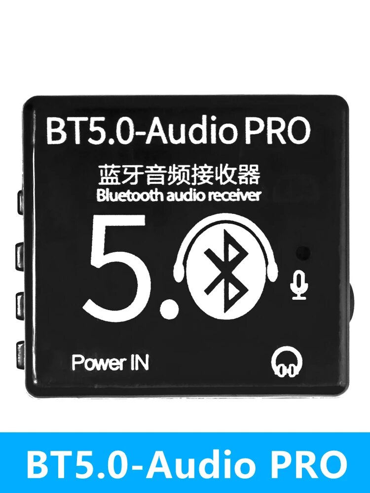BT5.0 Audio PRO, Bluetooth 5.0, Черный
