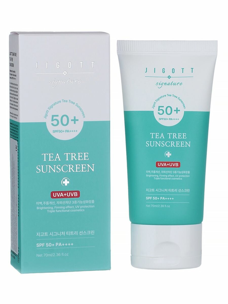 Солнцезащитный Крем для лица с экстрактом чайного дерева Signature Tea Tree Sunscreen (JGT 185, 70 мл.)