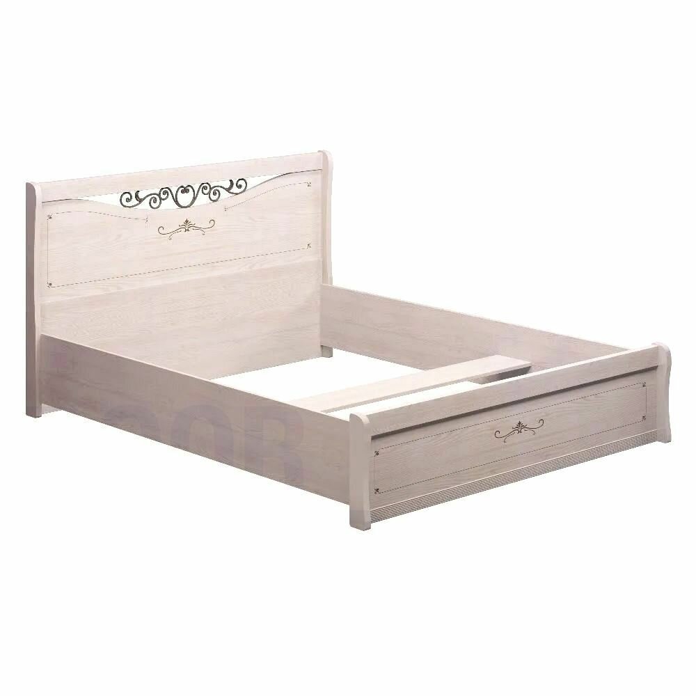 Кровать с ортопедическим основанием Афродита 01, 160х200, Лиственница Сибио.