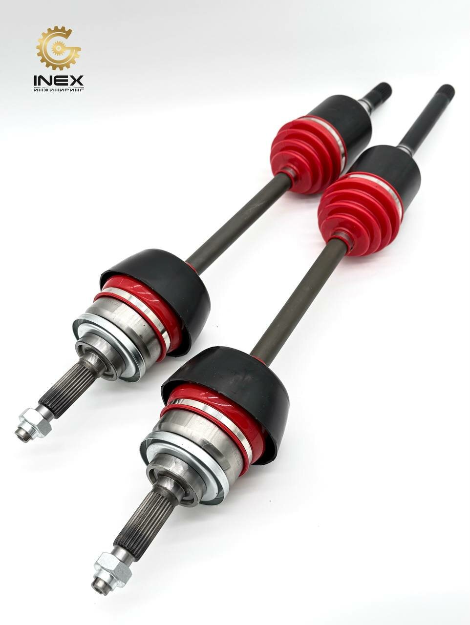 Привод Инекс в сборе ШРУС 22 шлица трипоиды проточены, для автомобилей Нива, Шевроле Нива Комплект усиленных приводов Спорт
