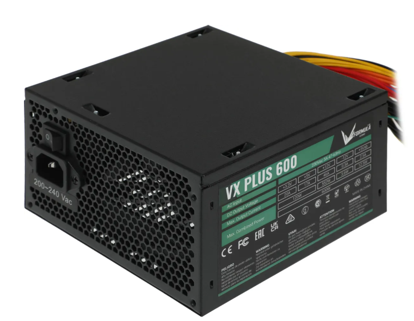 Блок питания Formula 600W Retail VX PLUS 600 ATX v2.3 Haswell