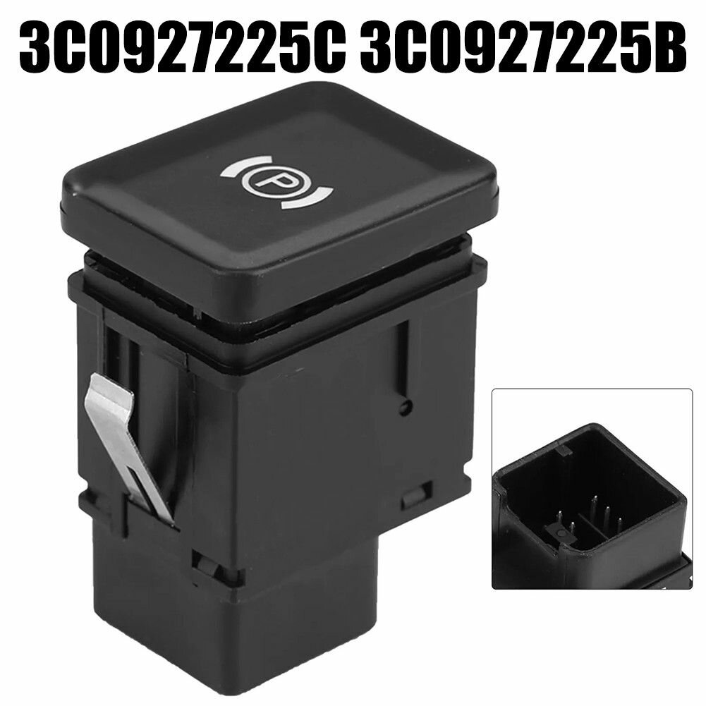 Кнопка стояночного тормоза Passat B6 (2006-2011) 3C0927225C OEM, переключатель электронного ручного тормоза, черный