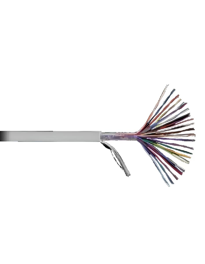 Кабель витая пара U/UTP 5e кат. 50 пар TWT TWT-5EUTP50-XS(м) 25AWG(0.45 мм), медь, одножильный (solid), PVC, серый, (м)