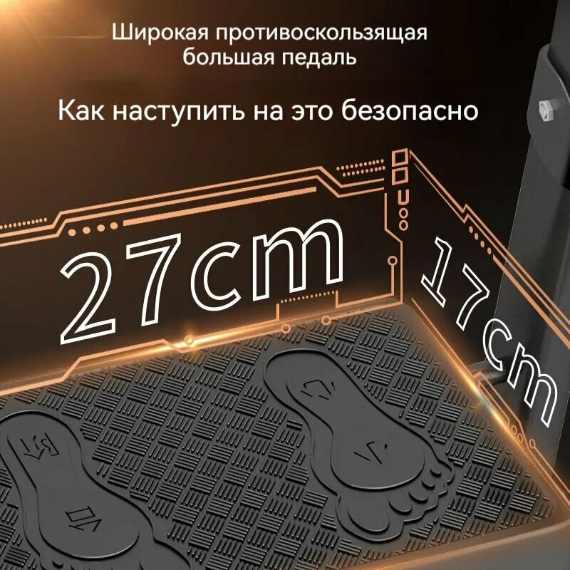 Белая утолщенная переносная лестница, бытовая, складная, телескопическая, многофункциональная, ступеньки-«ёлочка» — фото 1