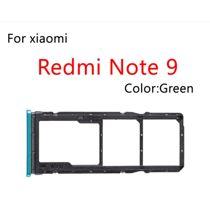 Для Xiaomi Redmi Note 9 SIM лоток держатель Слот для карты адаптер гнездо