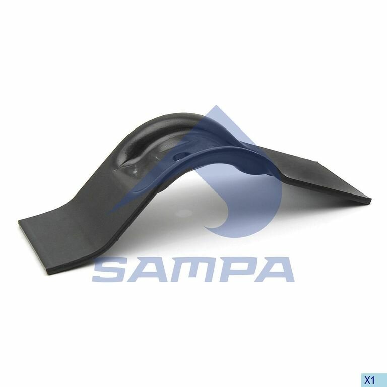 Кронштейн крепления крыла заднего для Мерседес Актрос арт 208159 SAMPA