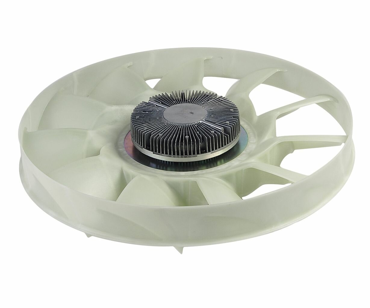 Вентилятор 650мм с вязкостной муфтой и обечайкой для Камаз евро дв. Камминс 6ISBe4, ISB6.7e4, 5 арт 13012015 MEGAPOWER AUTOMOTIVE