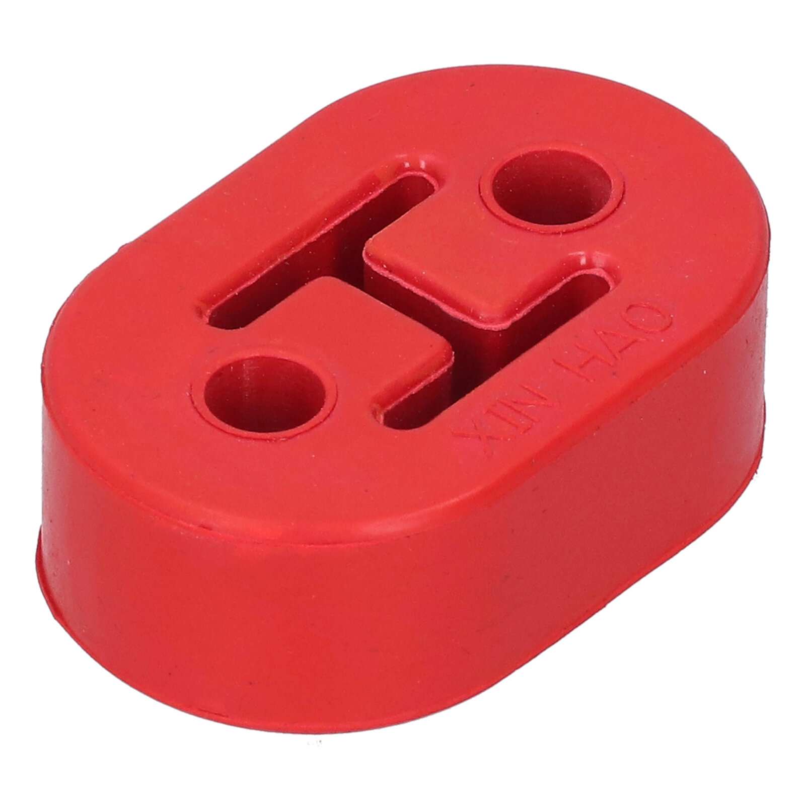 Подвесной Глушитель с 2 отверстиями Полиуретановый Виброустойчивый Универсальный Автомобильный Фитинг Для Выхлопной Трубы