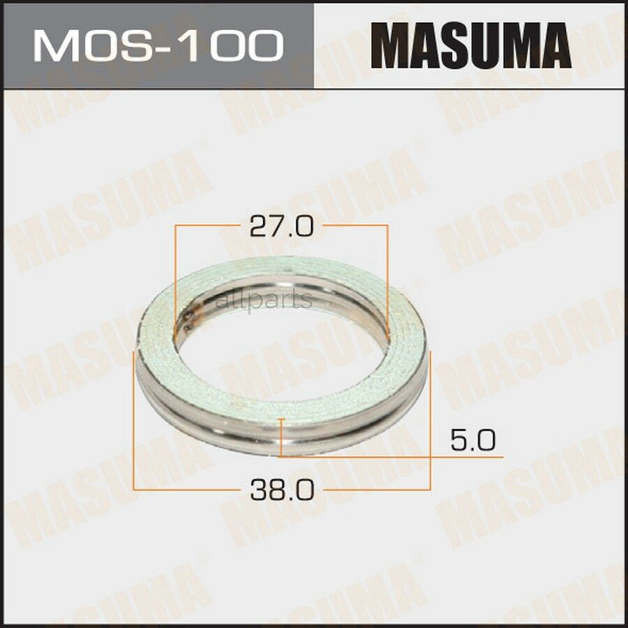 MASUMA MOS-100 кольцо глушителя уплотнительное!(м) 27x38\