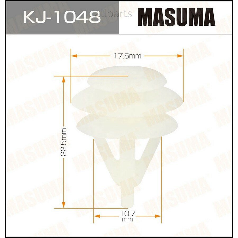 MASUMA KJ-1048 Клипса HONDA