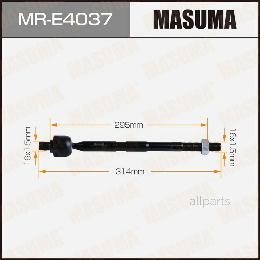 MASUMA MR-E4037 Тяга рулевая OPEL ASTRA-J 09-15