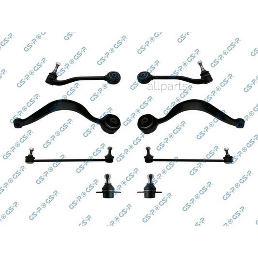 GSP S990003SK Комплект подвески BMW X5(E53) 00- пер. (4рыч.+2шар.+2тяг. стаб.)