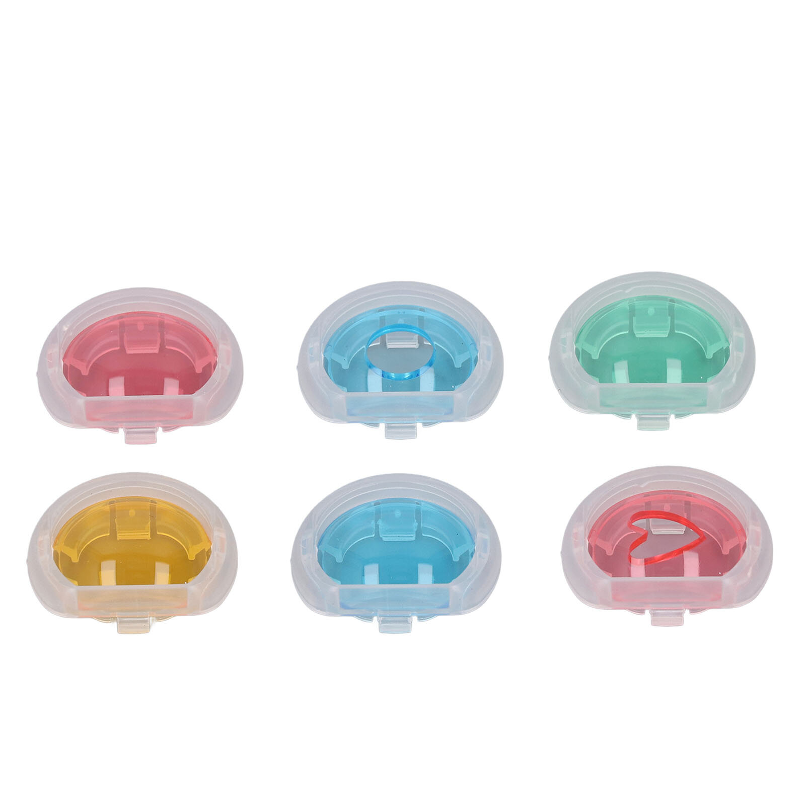 6 цветов закройте комплект фильтров объектива, набор фильтров с цветовыми объективами закрыть цветные линзы