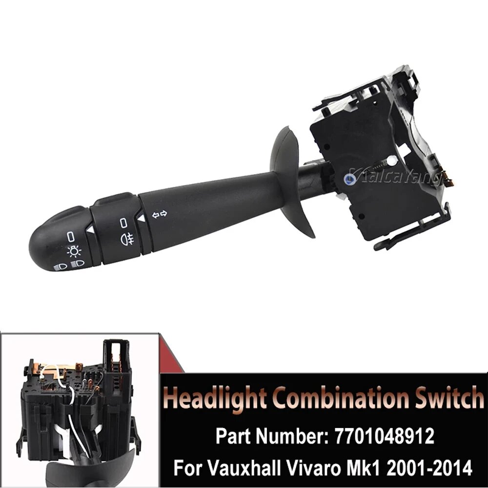 7701048912 Переключатель указателей поворота (подрулевой) для Renault Espace IV, Laguna II, Trafic, Vivaro 93160239, Автозапчасти