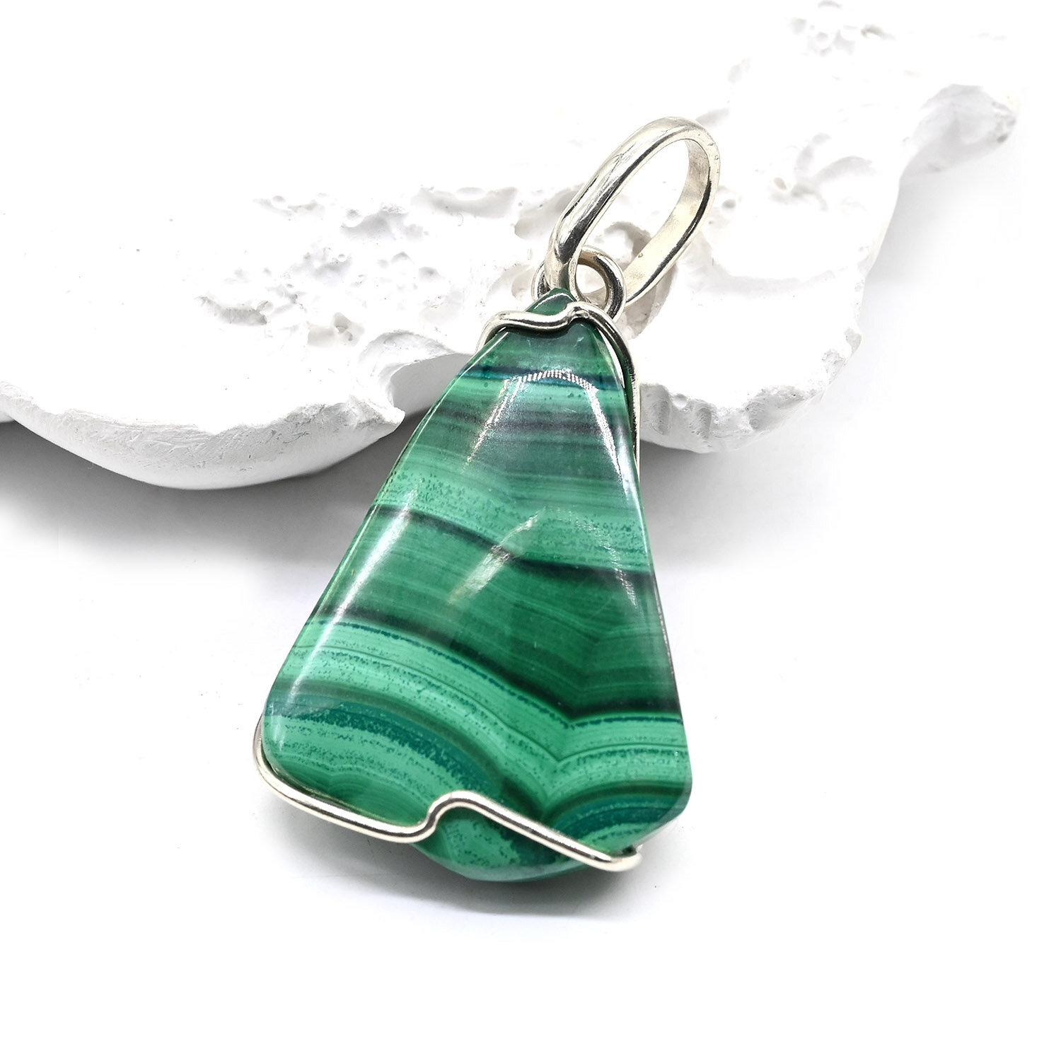 Подвеска, малахит