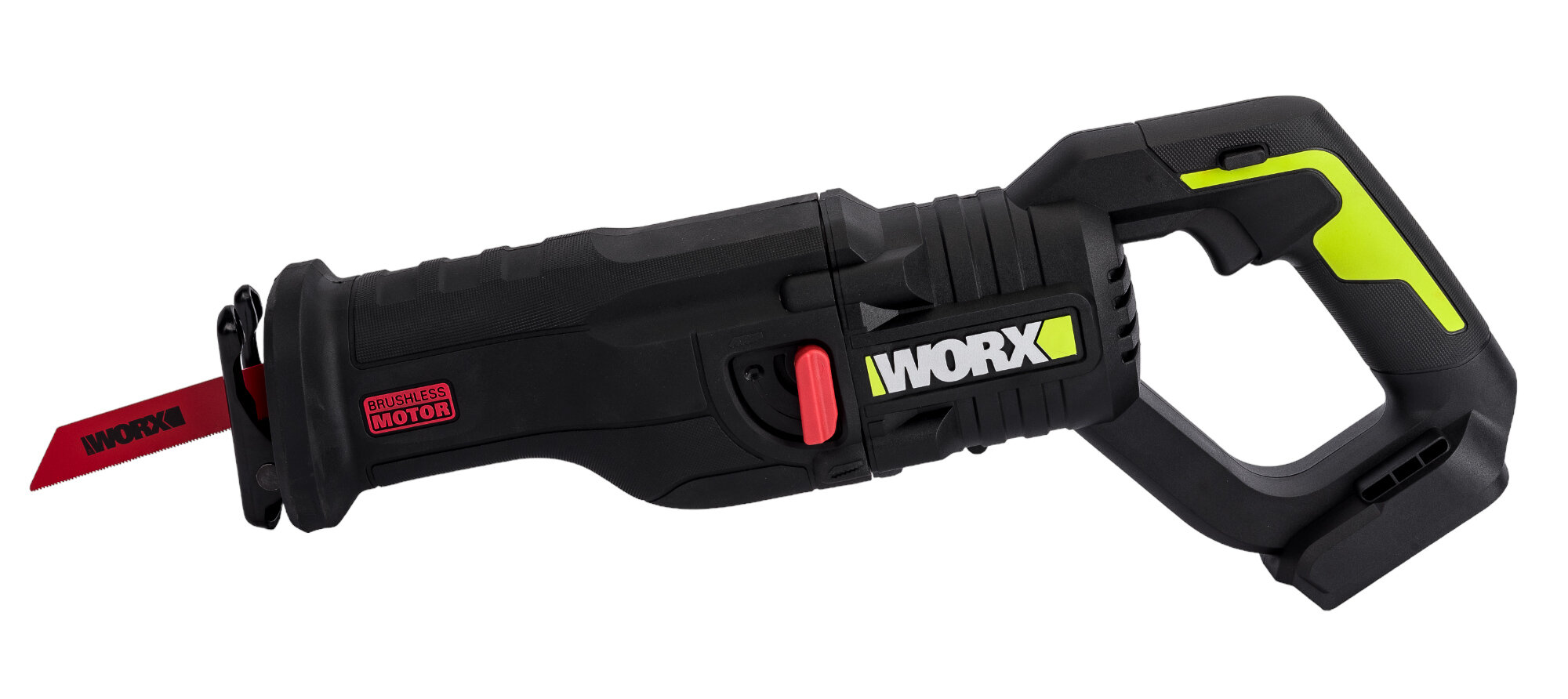 WORX Professional Сабельная пила аккумуляторная WU501.9, бесщеточная, 20В, 29мм, без АКБ и ЗУ WU501.9