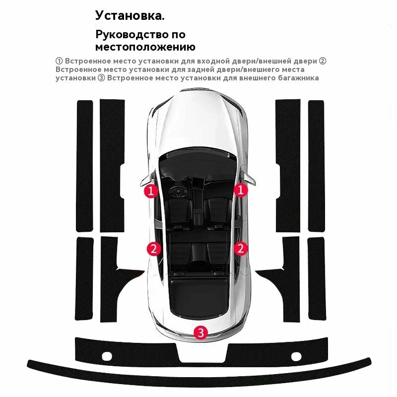 Накладка на пороги, 10 шт.