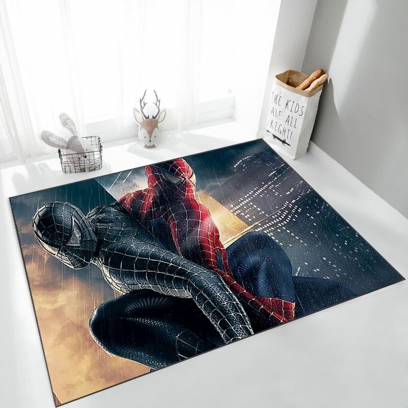 Ковер Marvel Avengers, коврик для спальни с Человеком-пауком