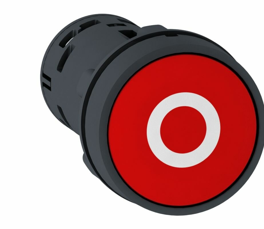 Кнопка 22мм красная но+НЗ XB7NA4532