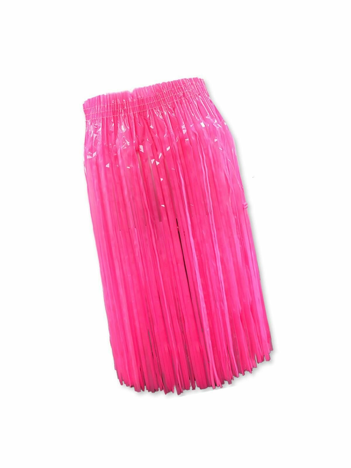 Неоновая юбка с бахромой для вечеринок, красный