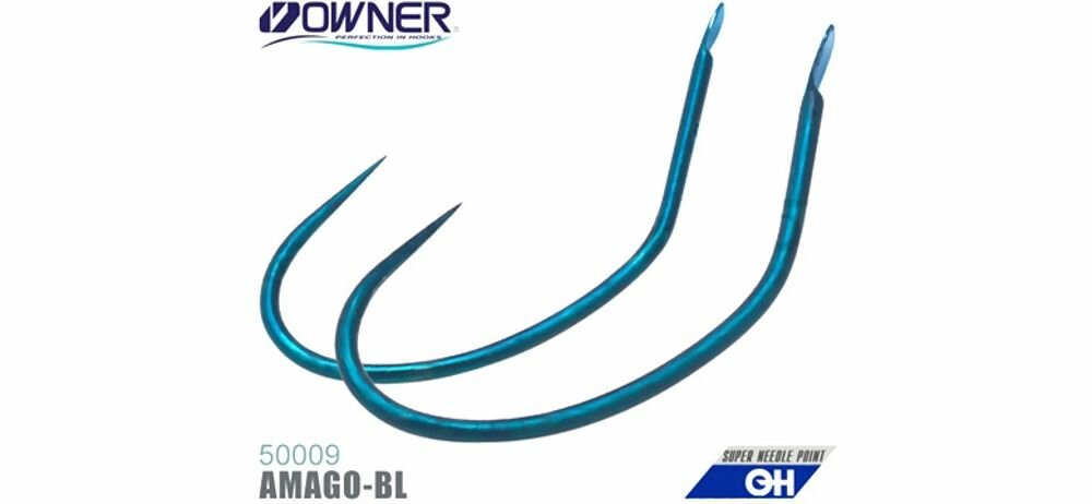 OWNER Крючок Amago BL blue №10 17шт