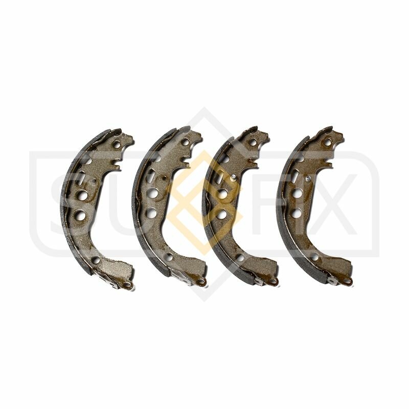 SUFIX Барабанные тормозные колодки задние для TOYOTA Yaris(P10) 1.0/1.3 99-06/Prius 00>