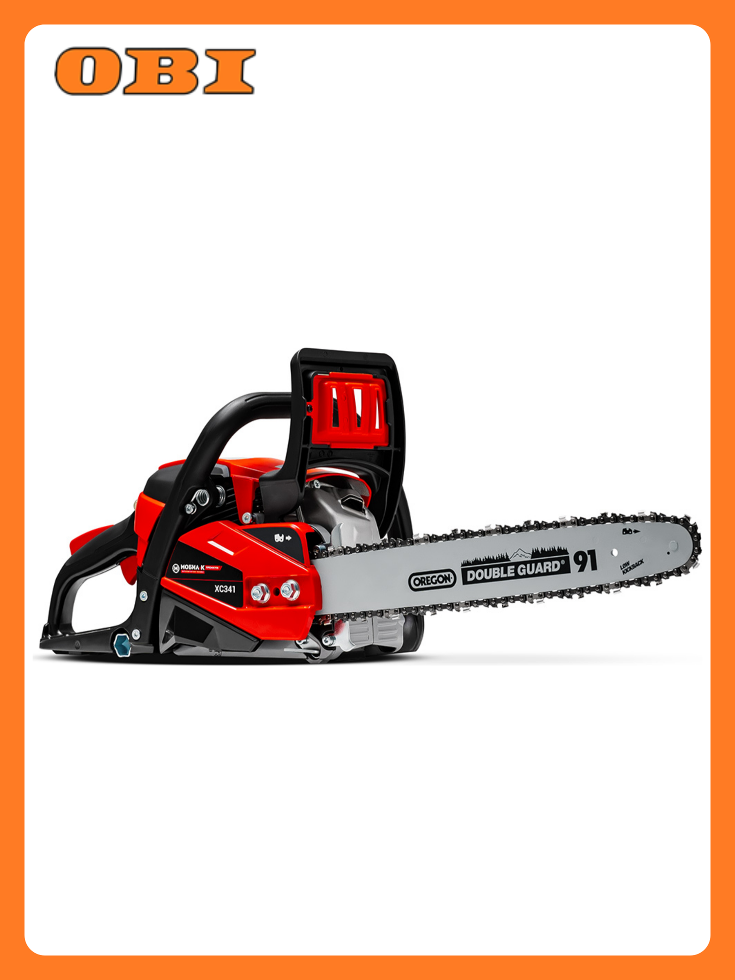 Бензопила мобил К XC341 MBK0027197, 2.5 л. с, антивибрационная, шаг цепи 3/8"