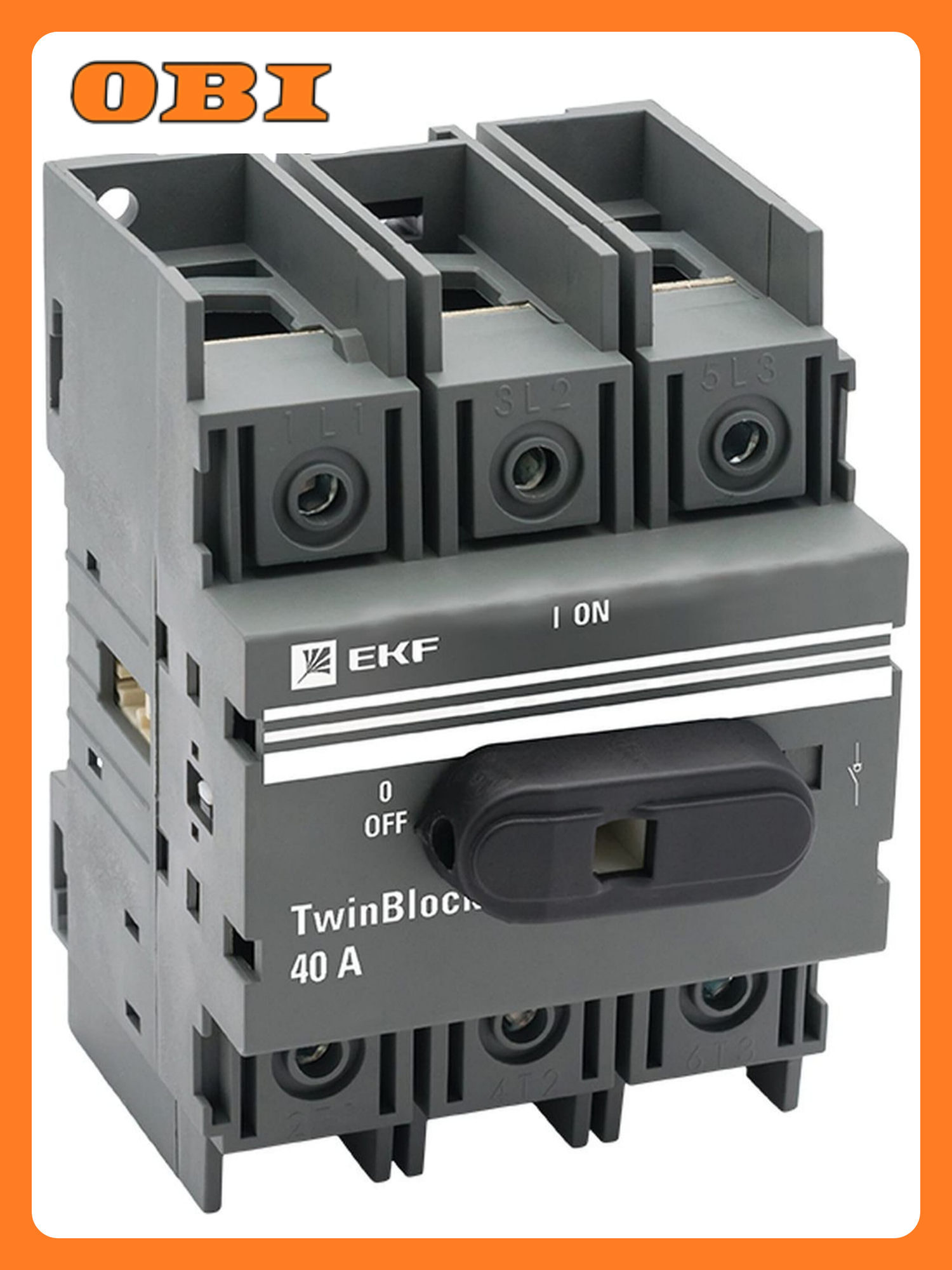 Выключатель нагрузки EKF TwinBlock 40A 3P